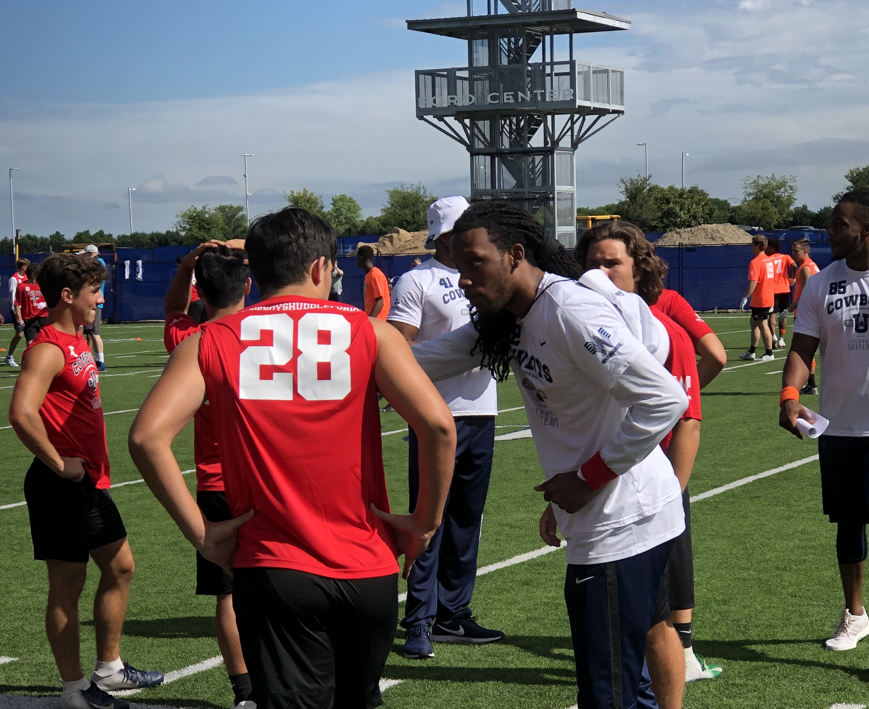 Cowboys Players Trade In Helmets For Whistles In Annual Cowboys U Camp ...