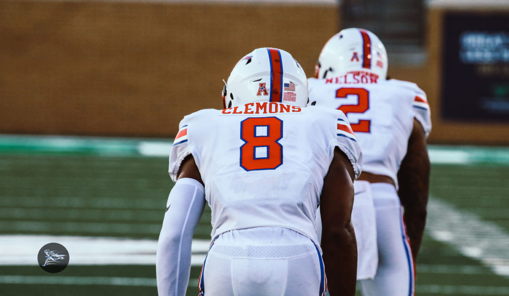SMU Safety Rodney Clemons Focused - D210SPORTS