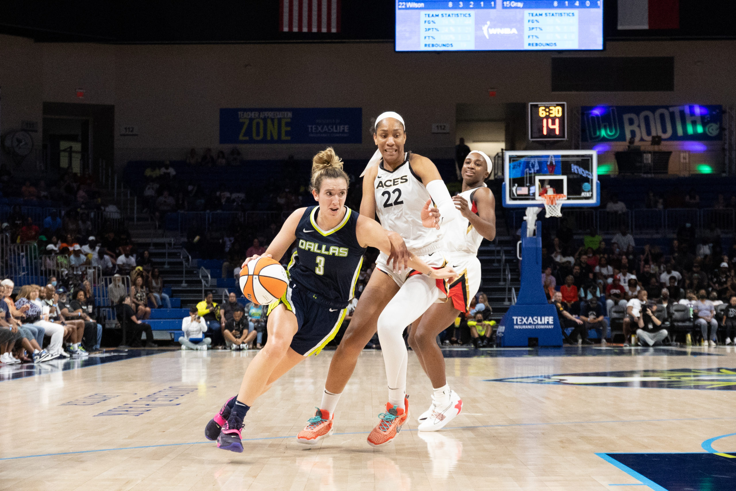 Dallas Wings Beat Las Vegas Aces - D210SPORTS