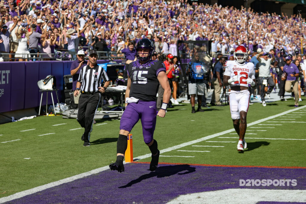 TCU Dominates Oklahoma, 55-24 - D210SPORTS