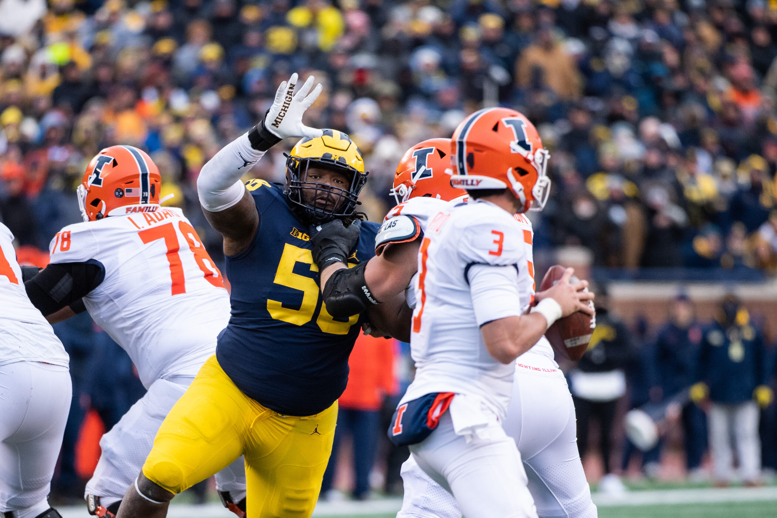 Dallas Cowboys Select University of Michigan Defensive Tackle Mazi ...