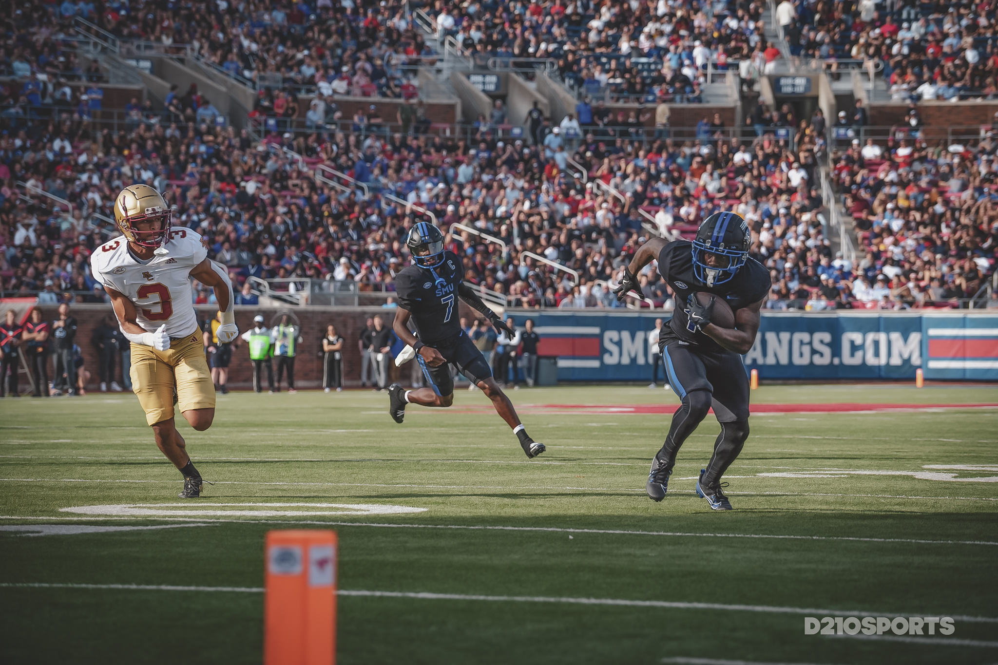 SMU Sets Attendance Records in Win Over Boston College, Extends ...