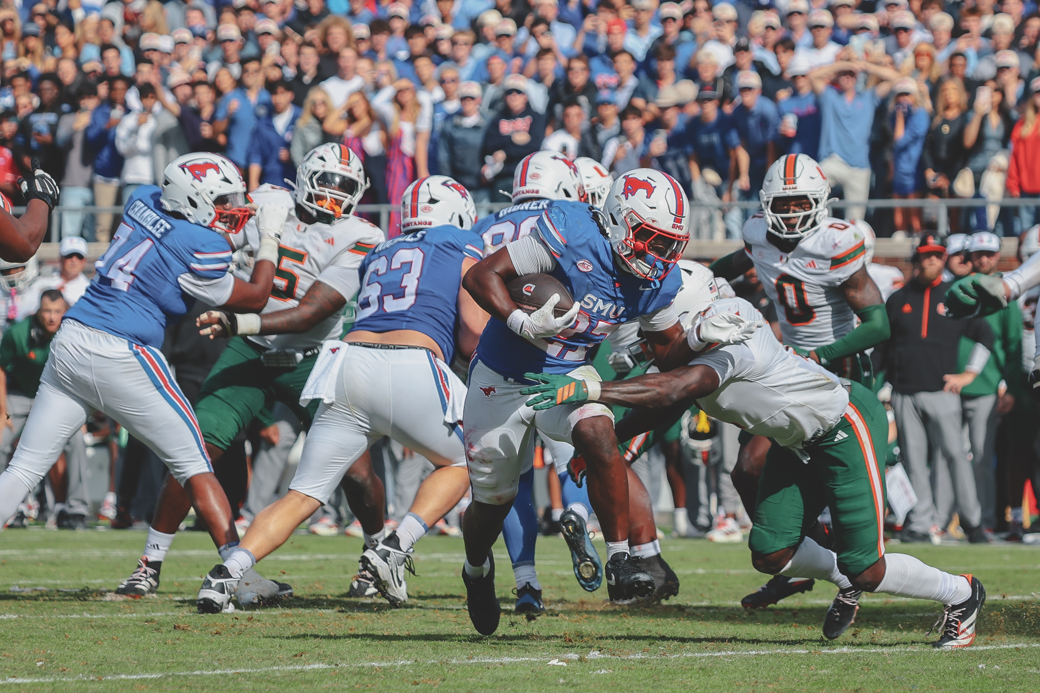 SMU Upsets No. 10 Miami in Overtime Thriller on Homecoming - D210SPORTS