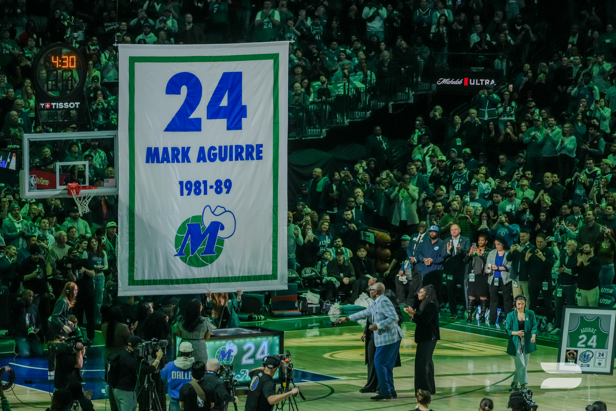 Mavericks Honor Franchise Pioneer, Retire Mark Aguirre’s No. 24 ...